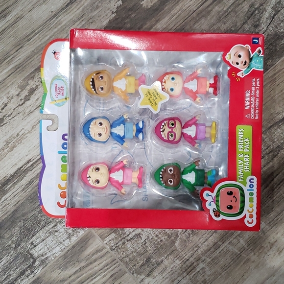 Jazwares | Toys | Cocomelon Family And Friends Shark Pack | Poshmark